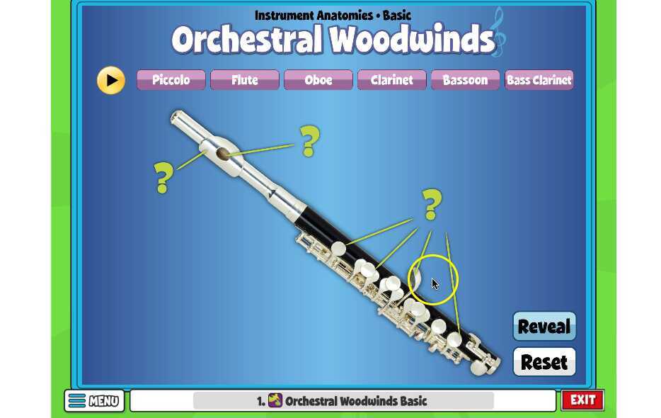 3rd-5th Grade Lesson 2.2 Woodwind Family