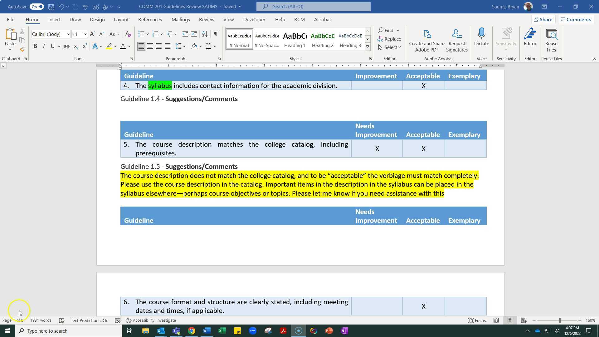 COMM 201 Getting Started Module Edits