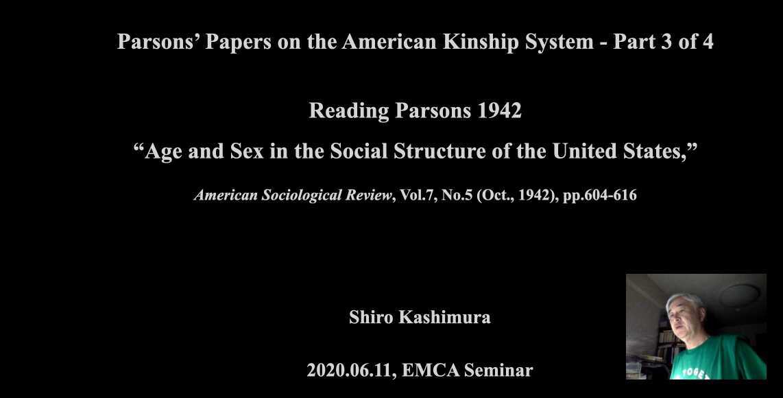 Parsons' Papers on the American Kinship System Pt. 3 of 4-1