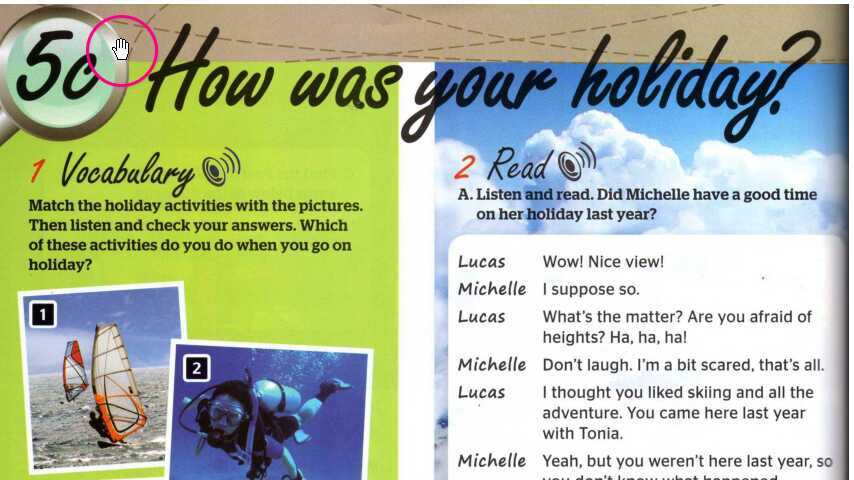 5c Holidays _ Reading A1