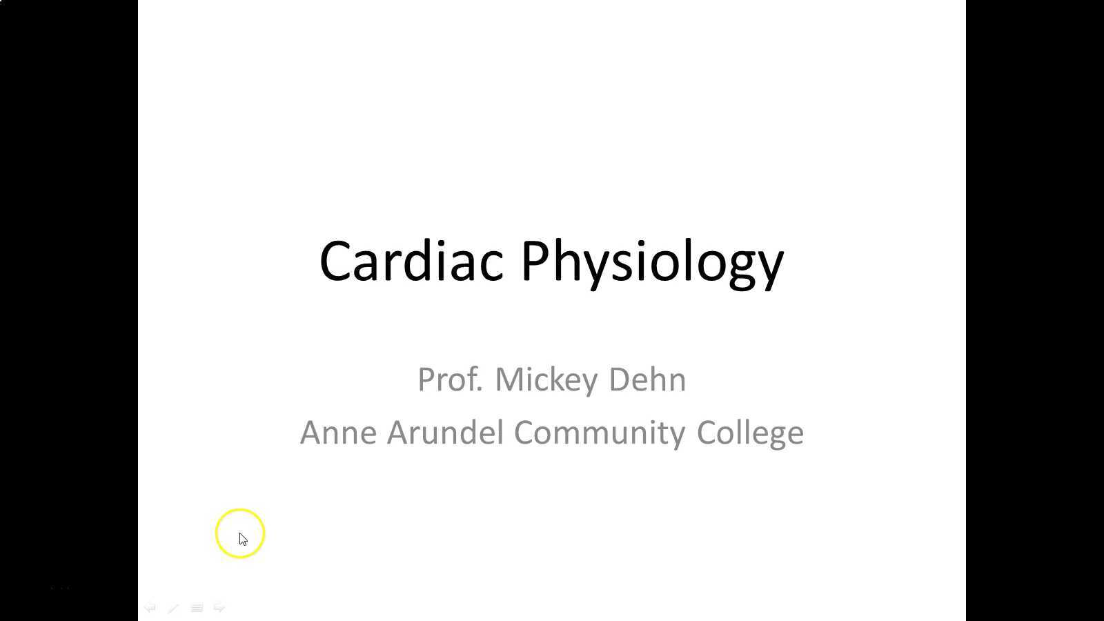 Cardiac Physiology - part 3 (cc)