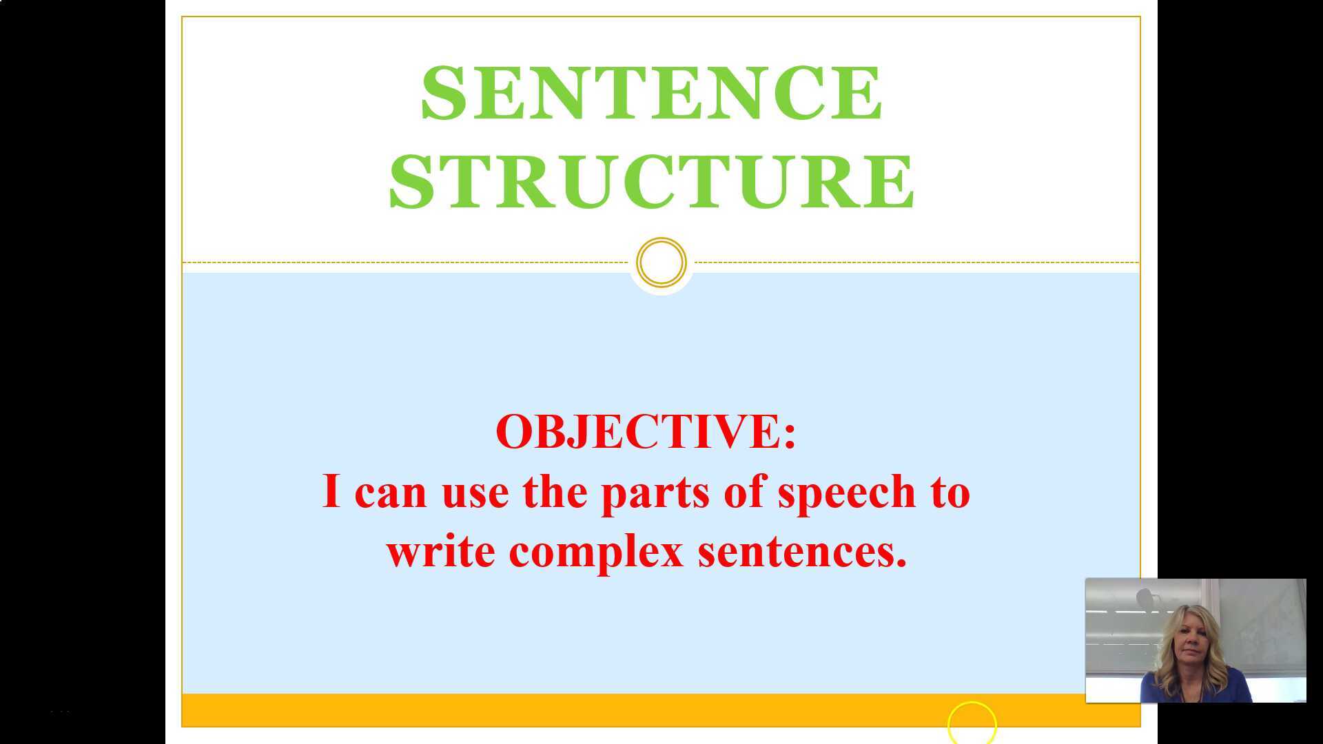 Sentence Structure
