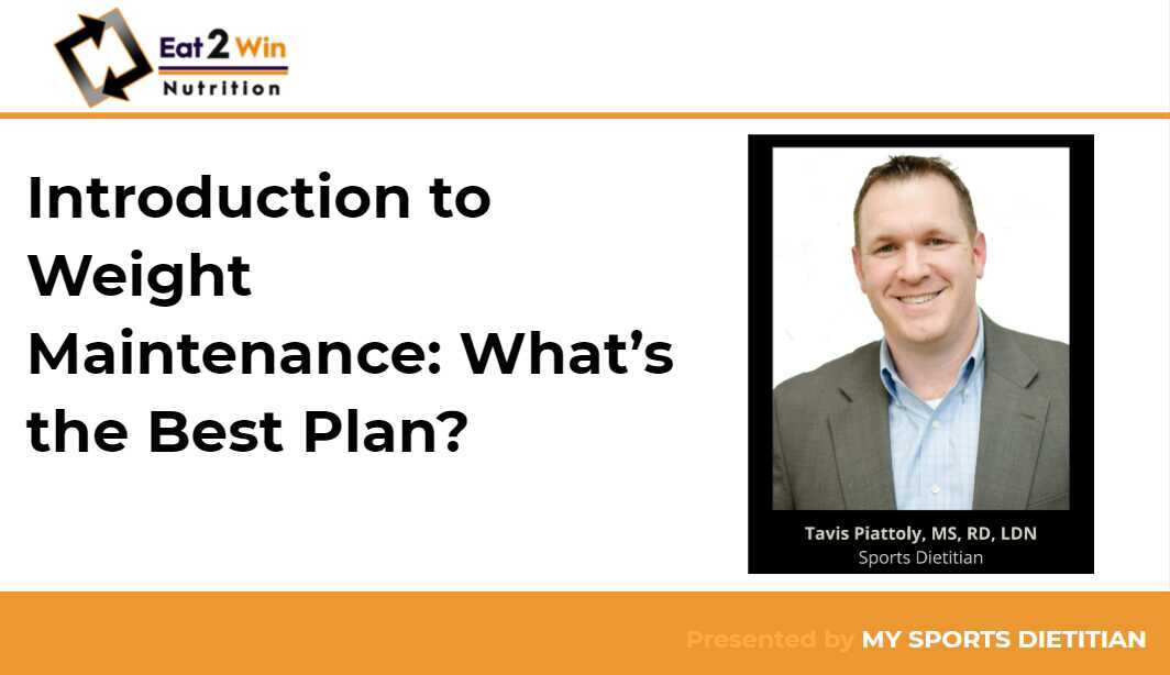 done--Week 2, Day 2, Weight Maintenance