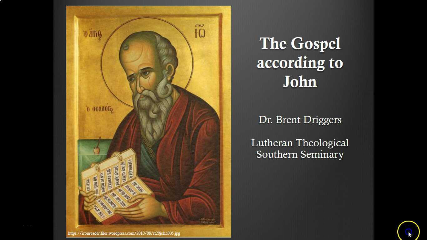 Introduction to John, Part 1