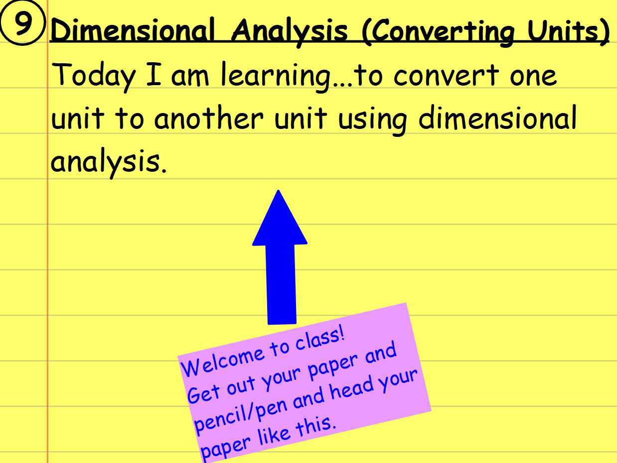 9 Converting Units Video Lesson