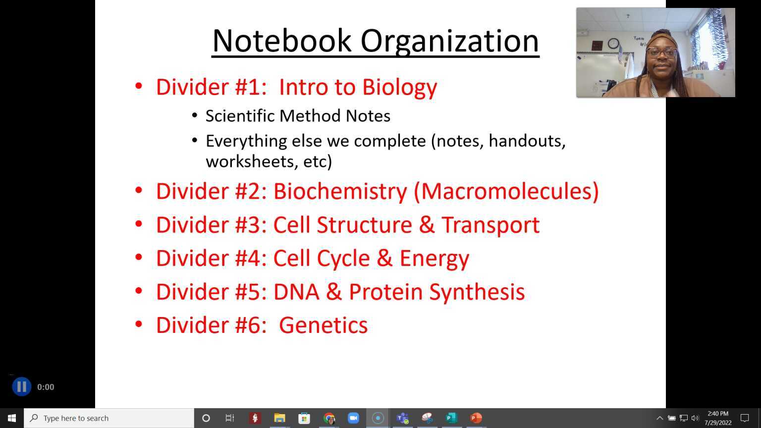Notebook Setup + Safety Video 2022