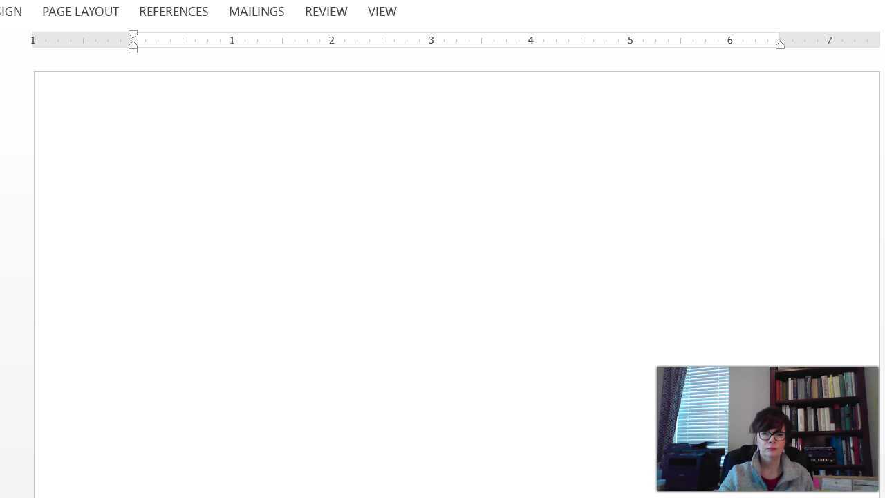 APA 7 formatting in Word
