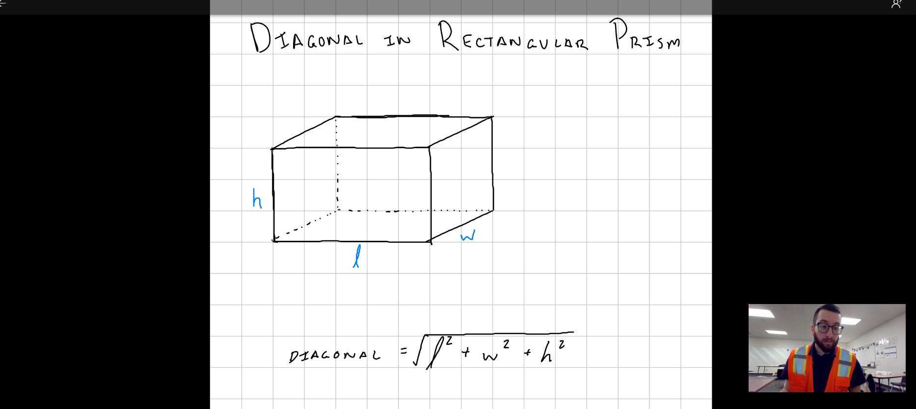 Diagonal in a Rectangular Prism