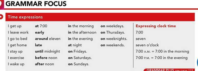 time expressions simple present