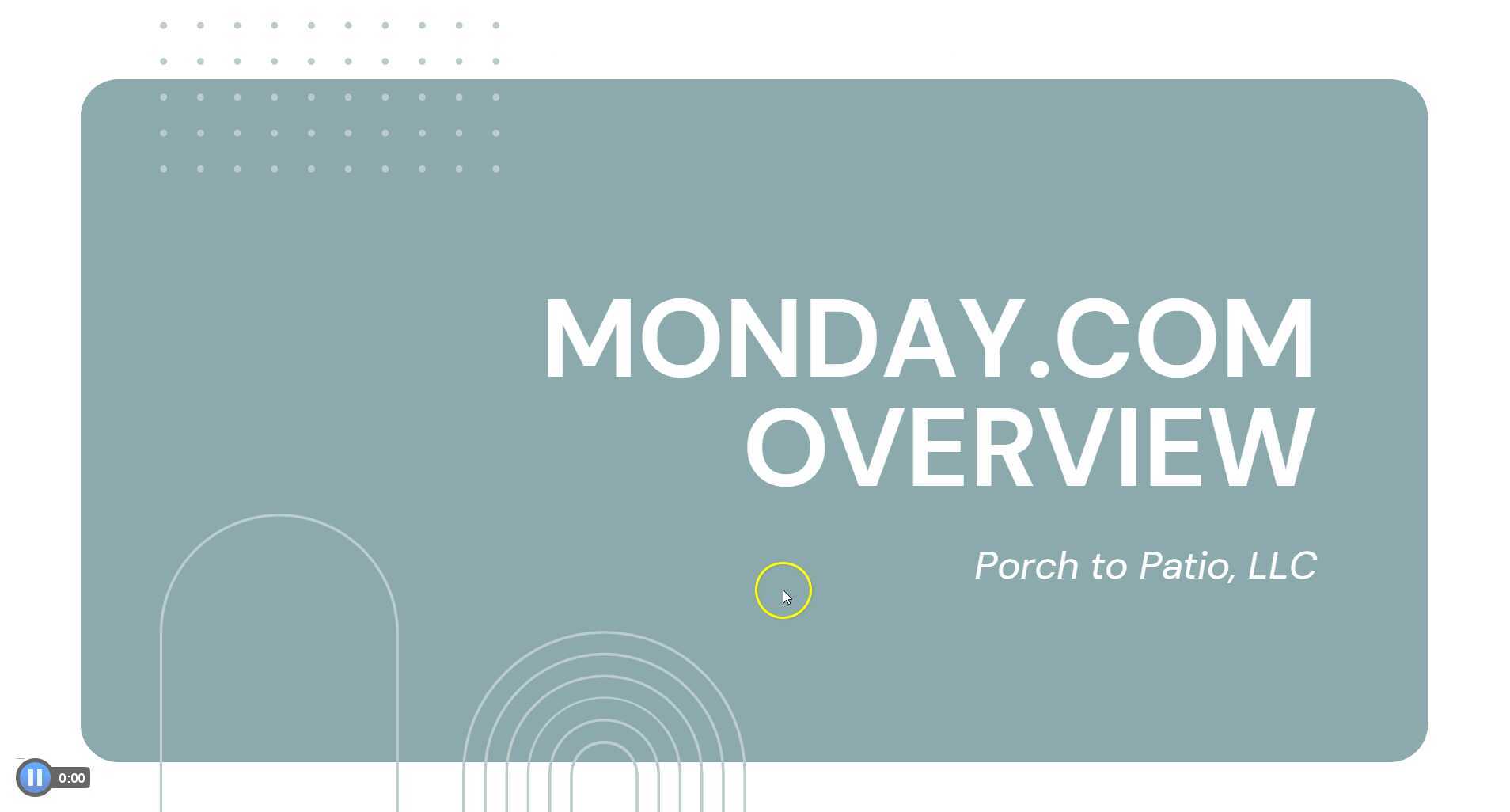Monday Overview