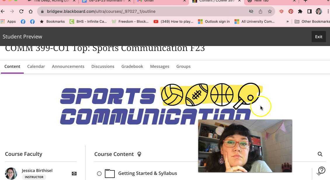 Welcome to COMM 399 - Sports Comm