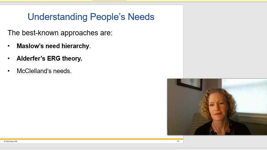 BuMg 112- Unit 6- Approaches to Understanding How People's Needs Drive Behavior