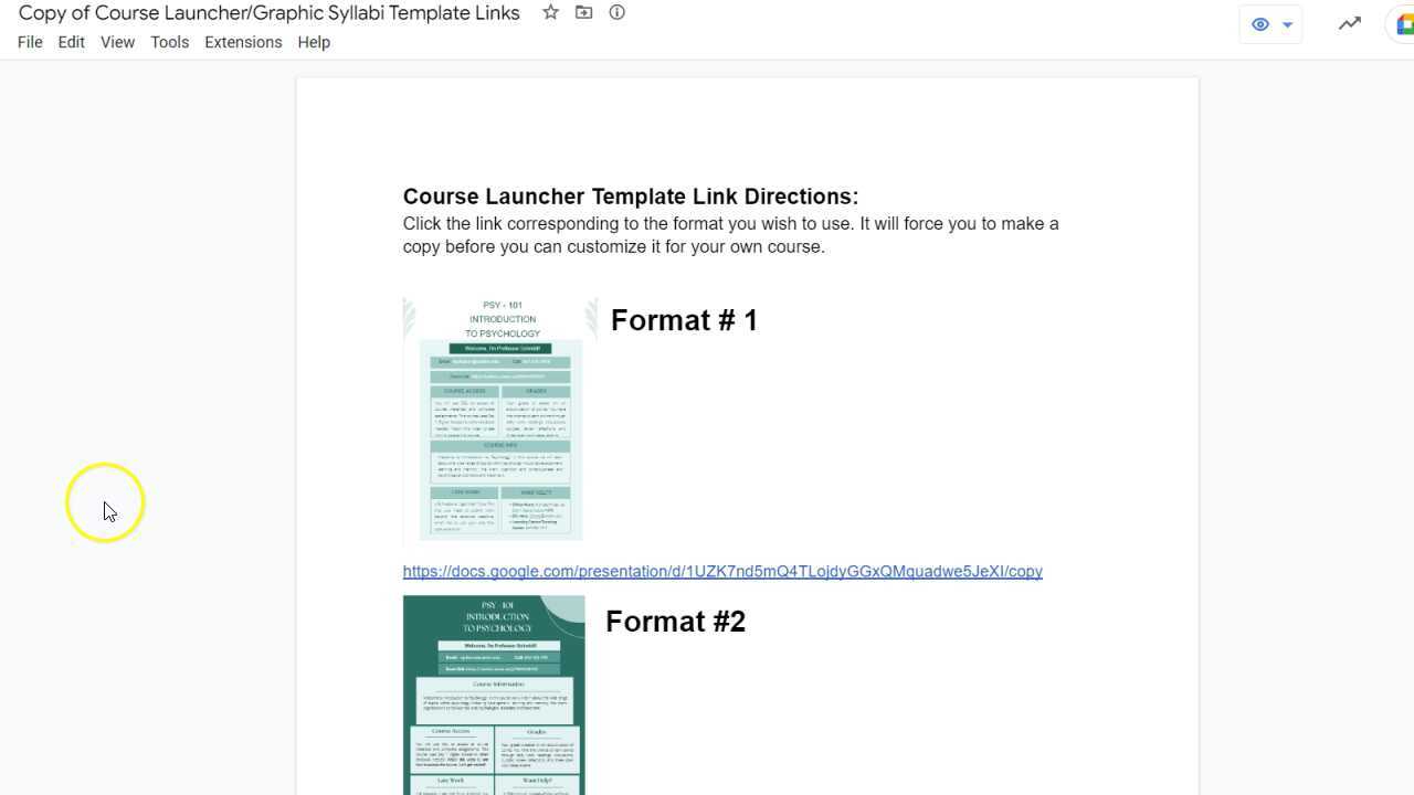 How to Use Course Launcher Templates