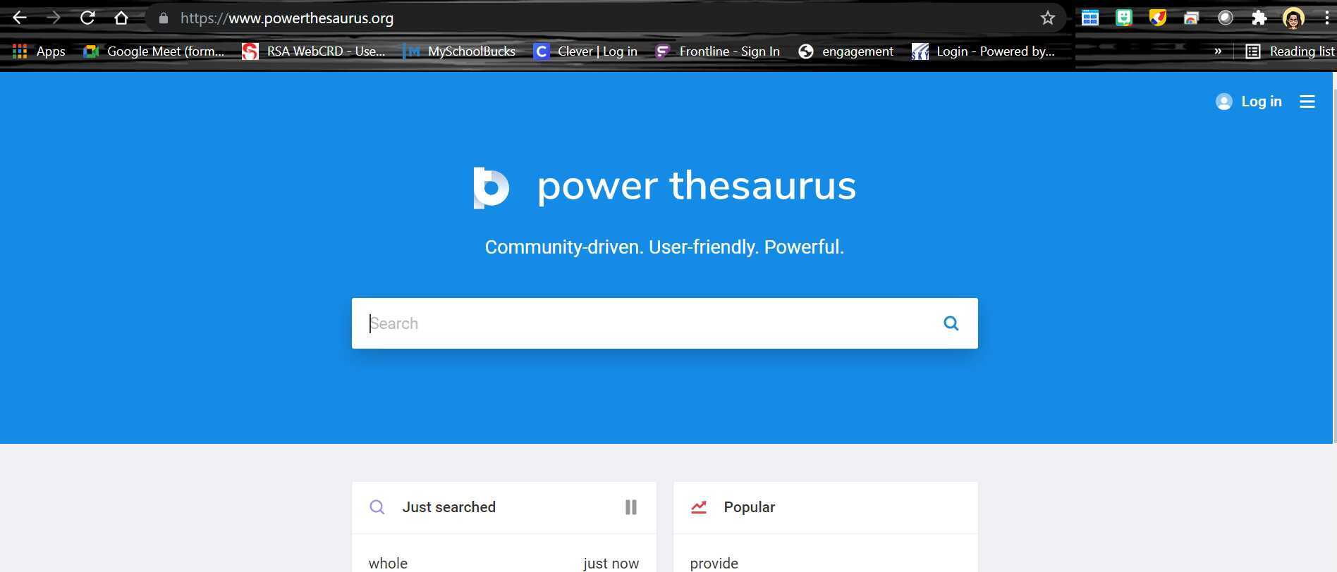 How to use PowerThesaurus