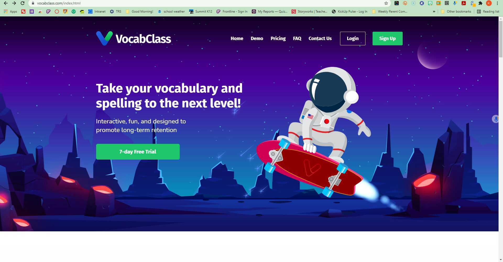 Vocabclass log in