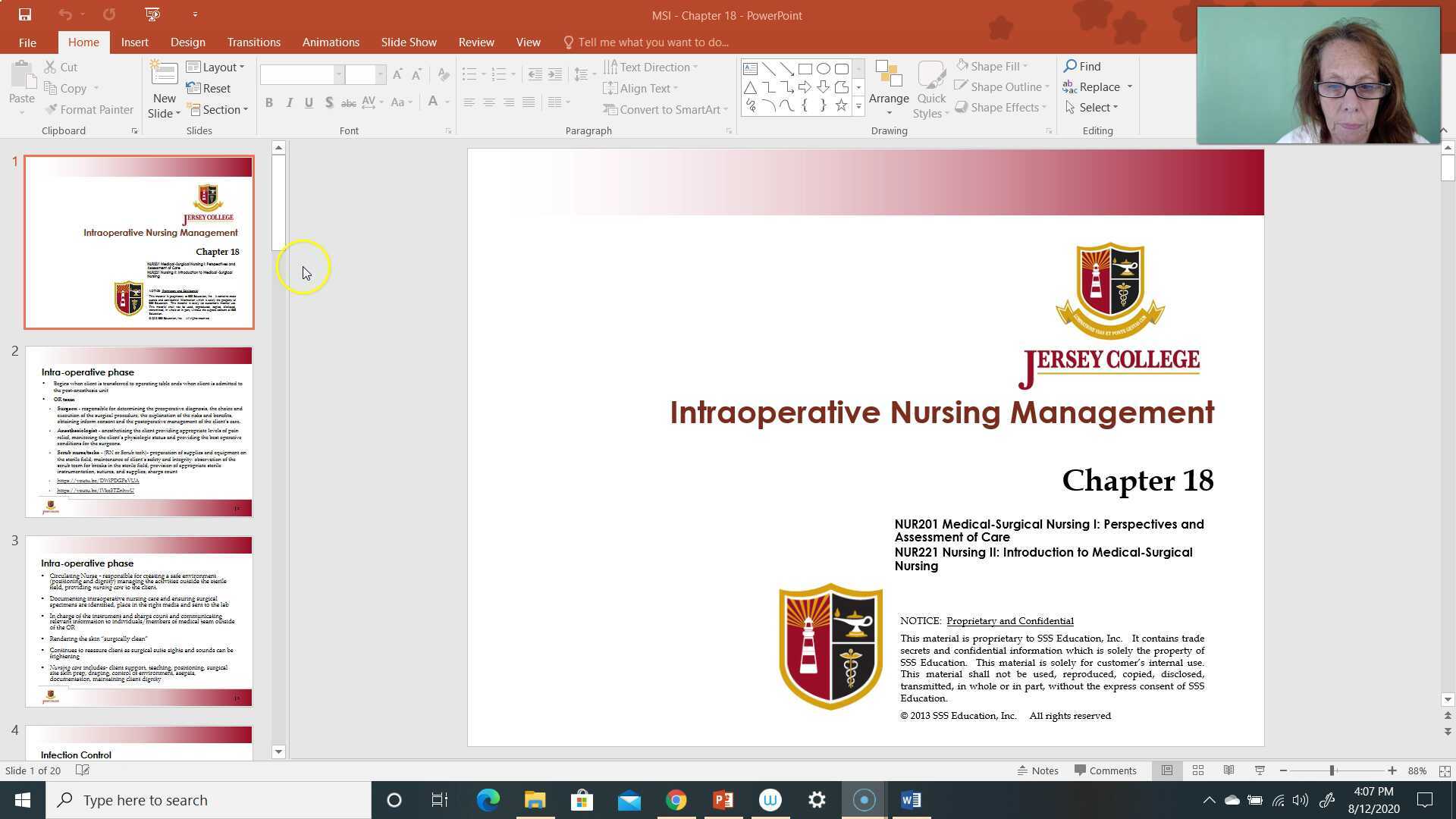 Medical-Surgical Nursing Chapter 18 Intraoperative Nursing Management