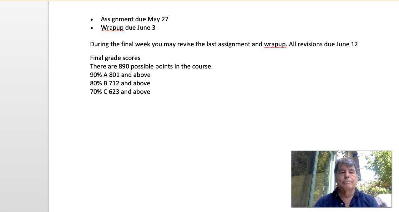 Micro week of May 23