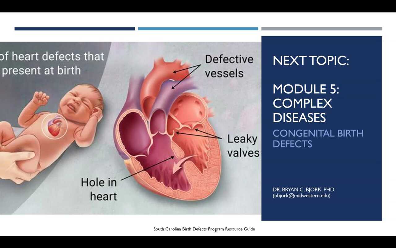 Module 5 - 2022 - Congenital Birth Defects