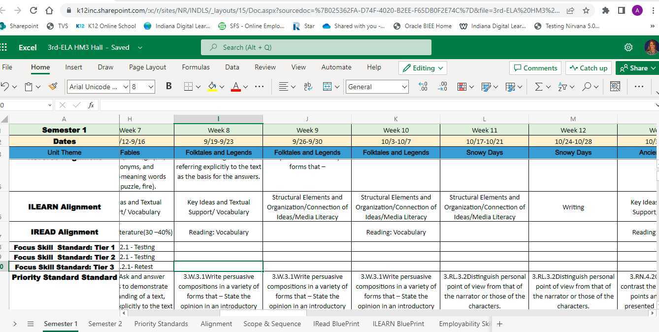 Updating Curriculum Maps 9.17