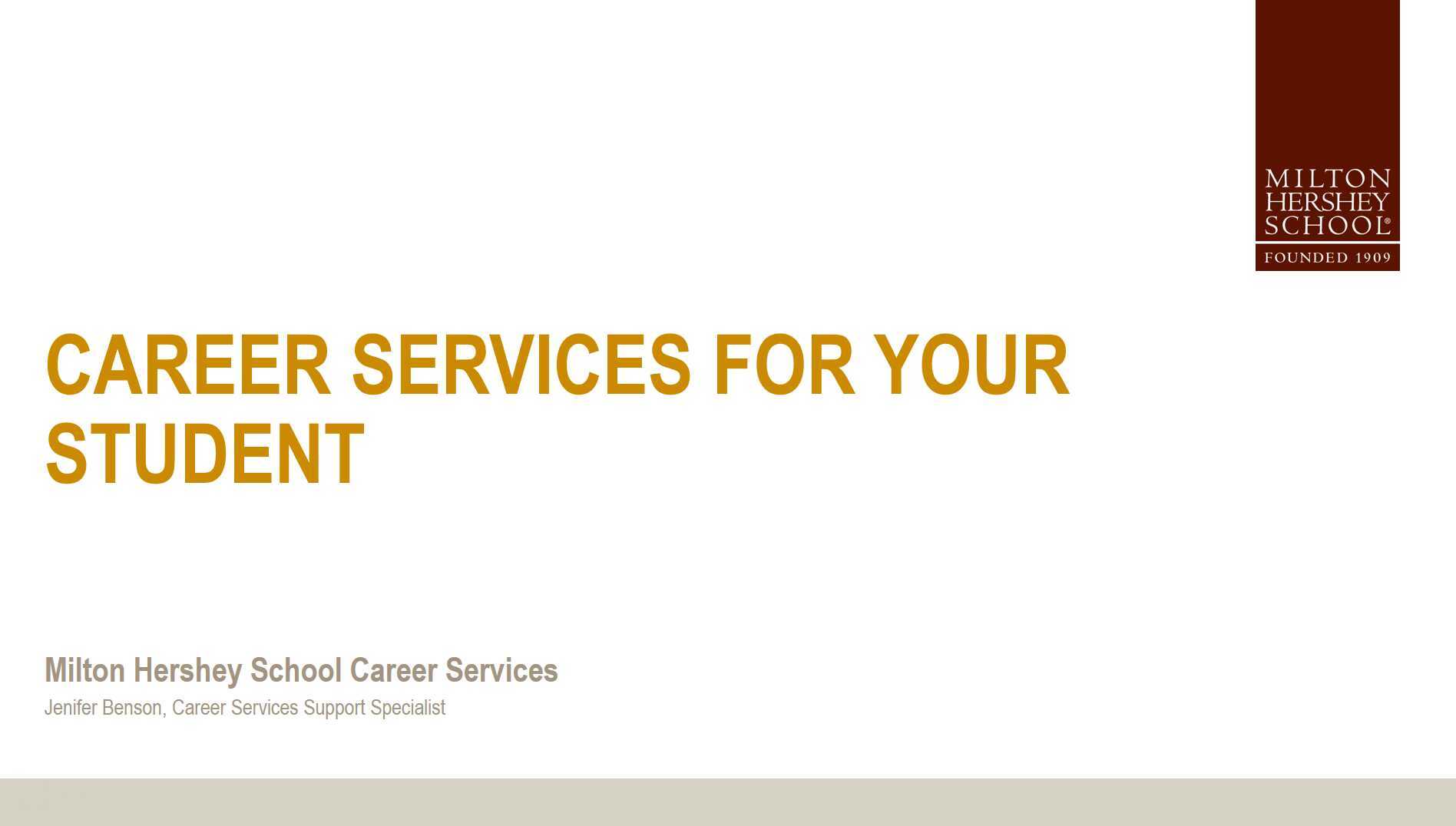 Career Services for Students - WFW 2021