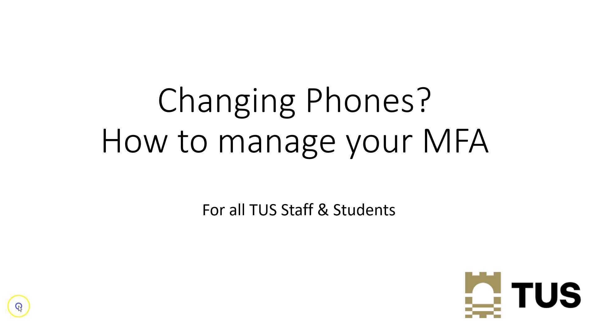 How to manage MFA if changing phones