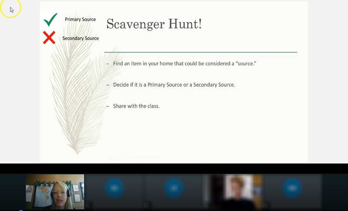 Western Region Library: Scavenger Hunt for Sources of Information HS ...