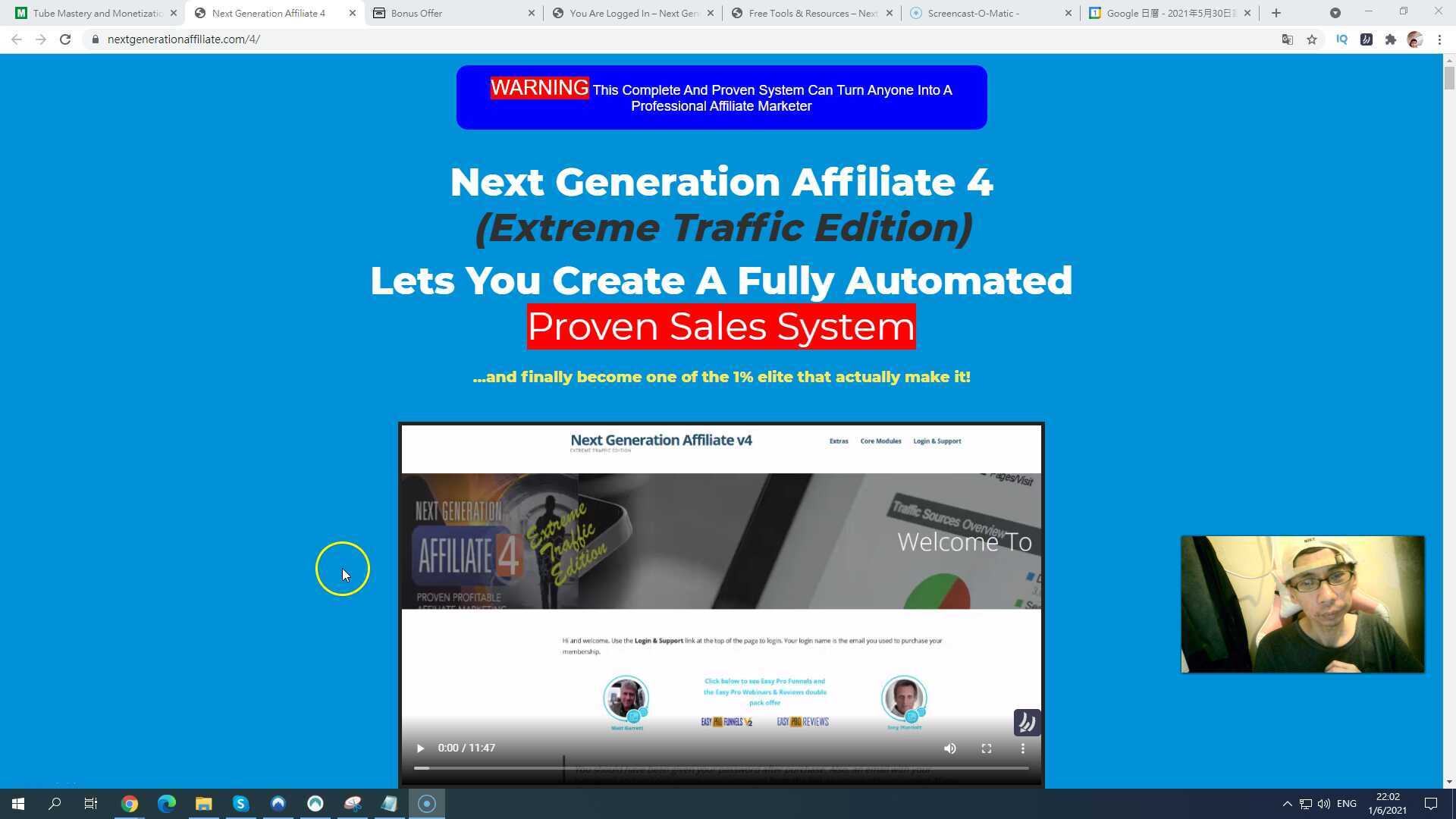 Next Generation Affiliate V.4 Review