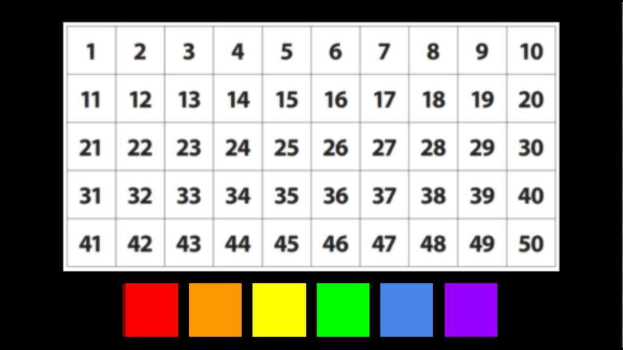 rainbow numbers day 12