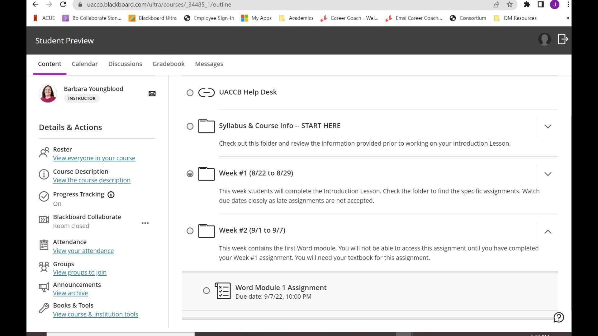 Submitting CSA Word Module Assignment