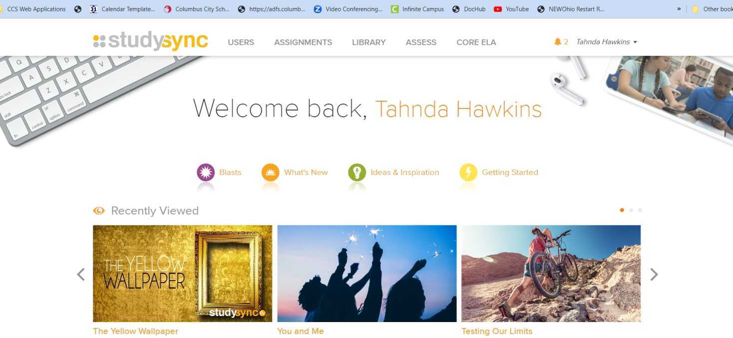 StudySync Yellow Wallpaper