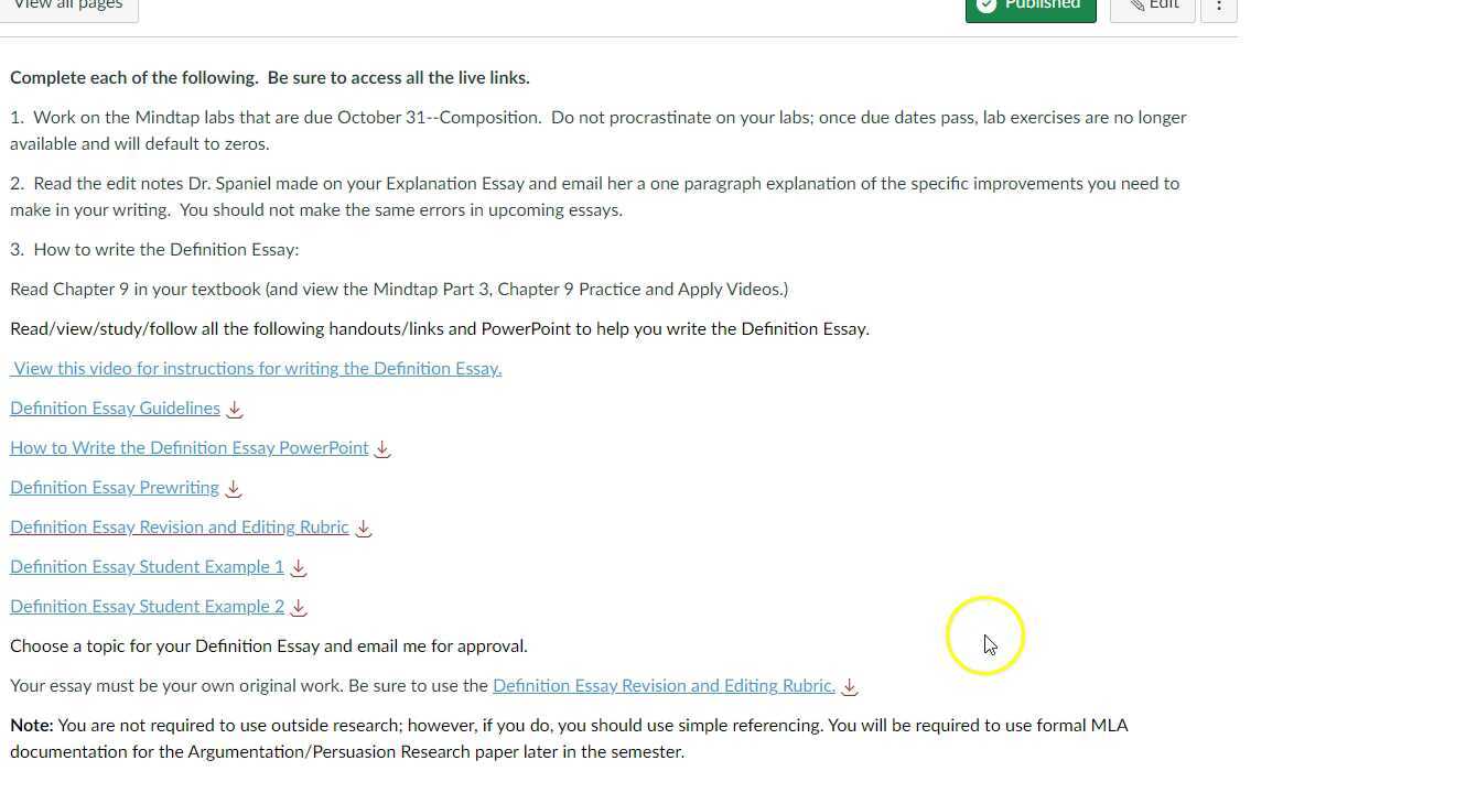 How to Write a Definition Essay