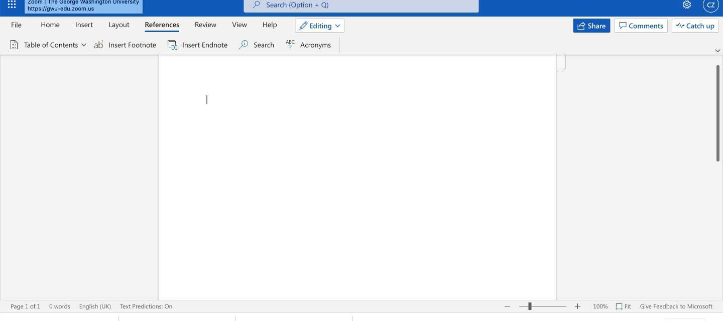 Tutorial on Microsoft Word 365 Footnotes