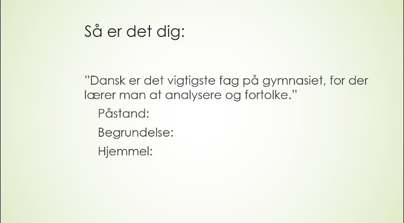 Argumentation og appelformer