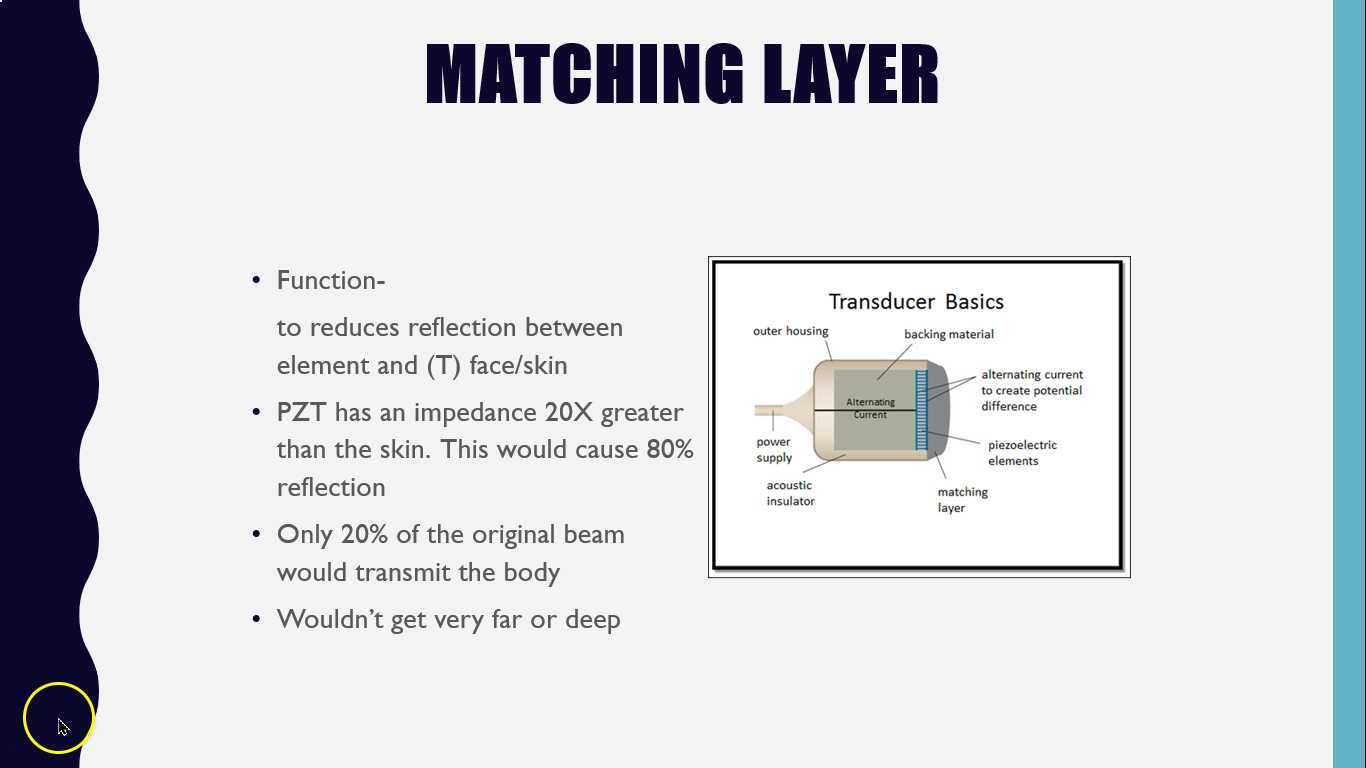 Transducer Lecture Part 2 Matching Layer And Acoustic Gel Transducer Lecture Part 2 Matching Layer And Acoustic Gel