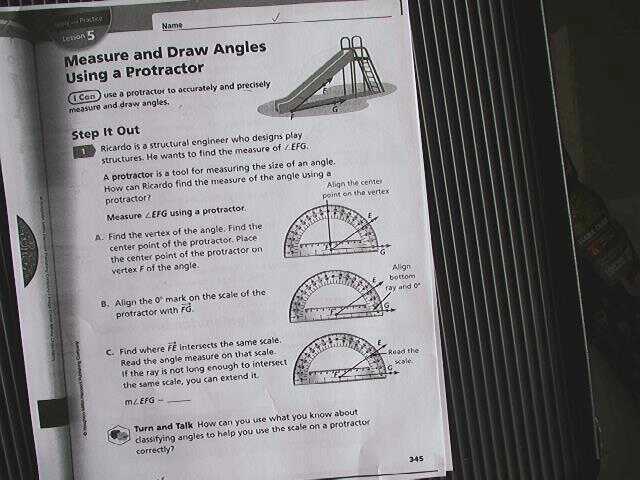 Lesson 13.5/13.6: Measure and Draw angles using a protractor/Join and ...