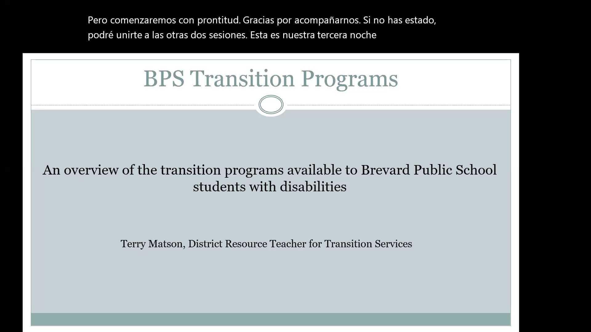 BPS Transition Programs