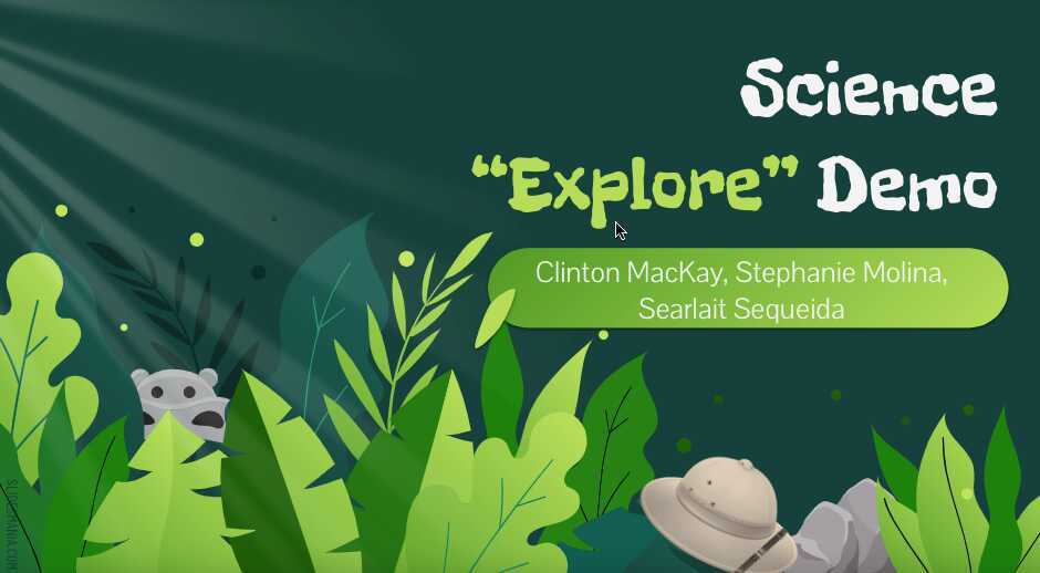 Science "Explore" Demo