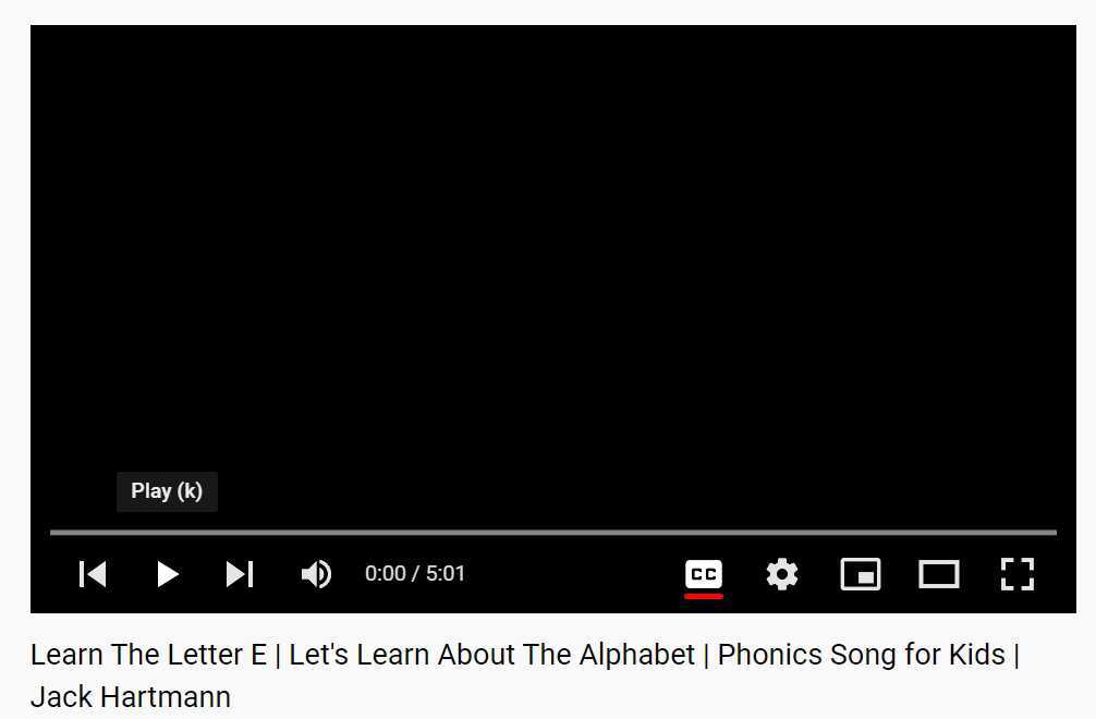 Learn The Letter E | Let's Learn About The Alphabet | Phonics Song for ...