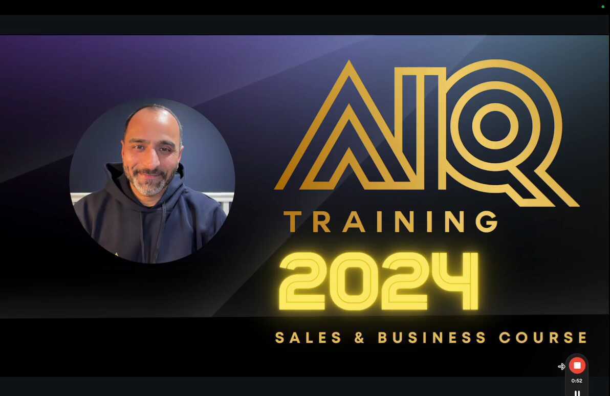 AIQ 2024 Sales Training Course - Join now