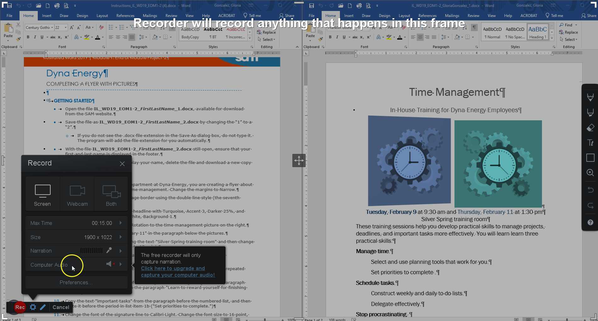 Word Module 1 SAM End Of Module 1 Project 2 Part 2 