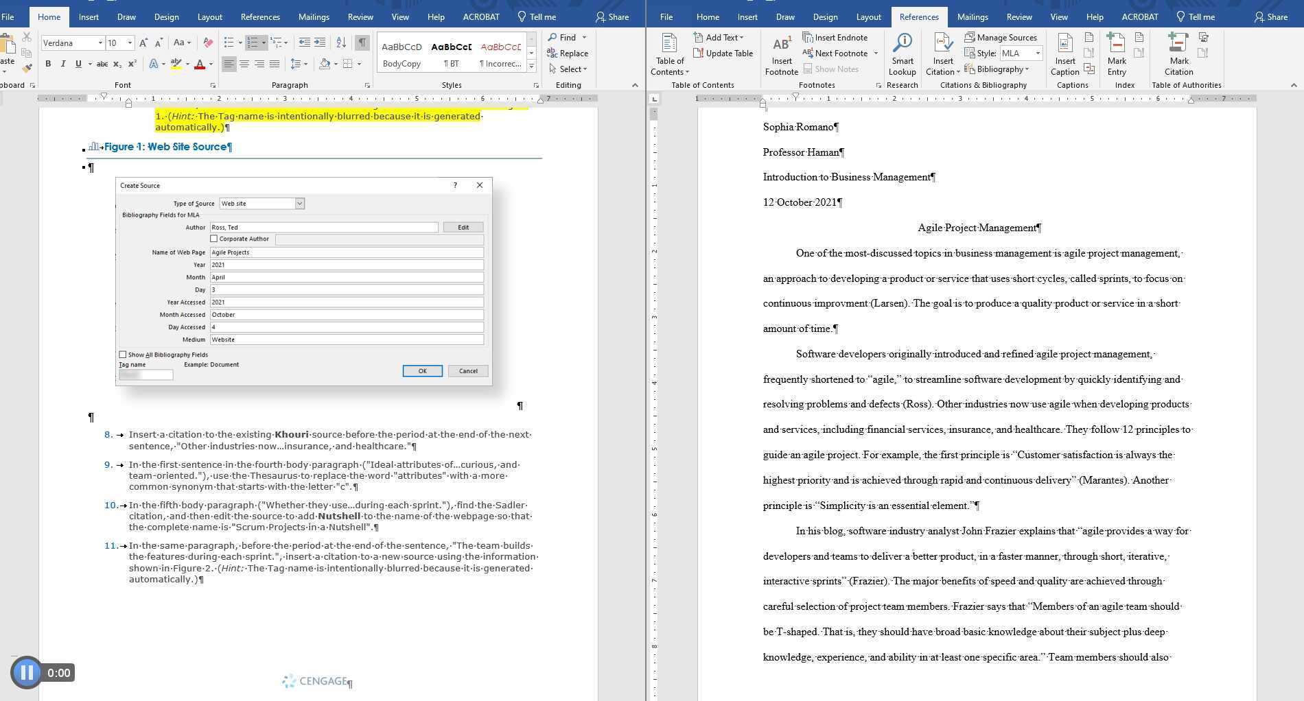 Word Module 2: Sam Project 1 B (part 2)