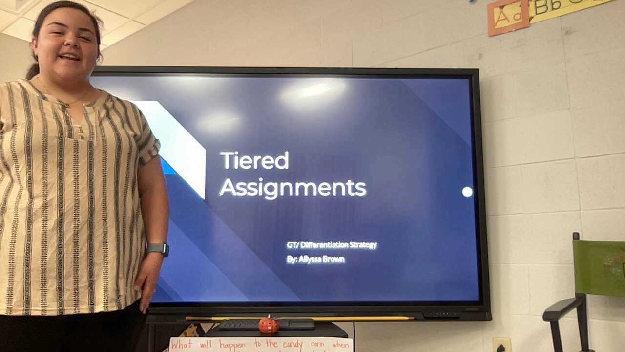 EDU 360, Tiered Assignments