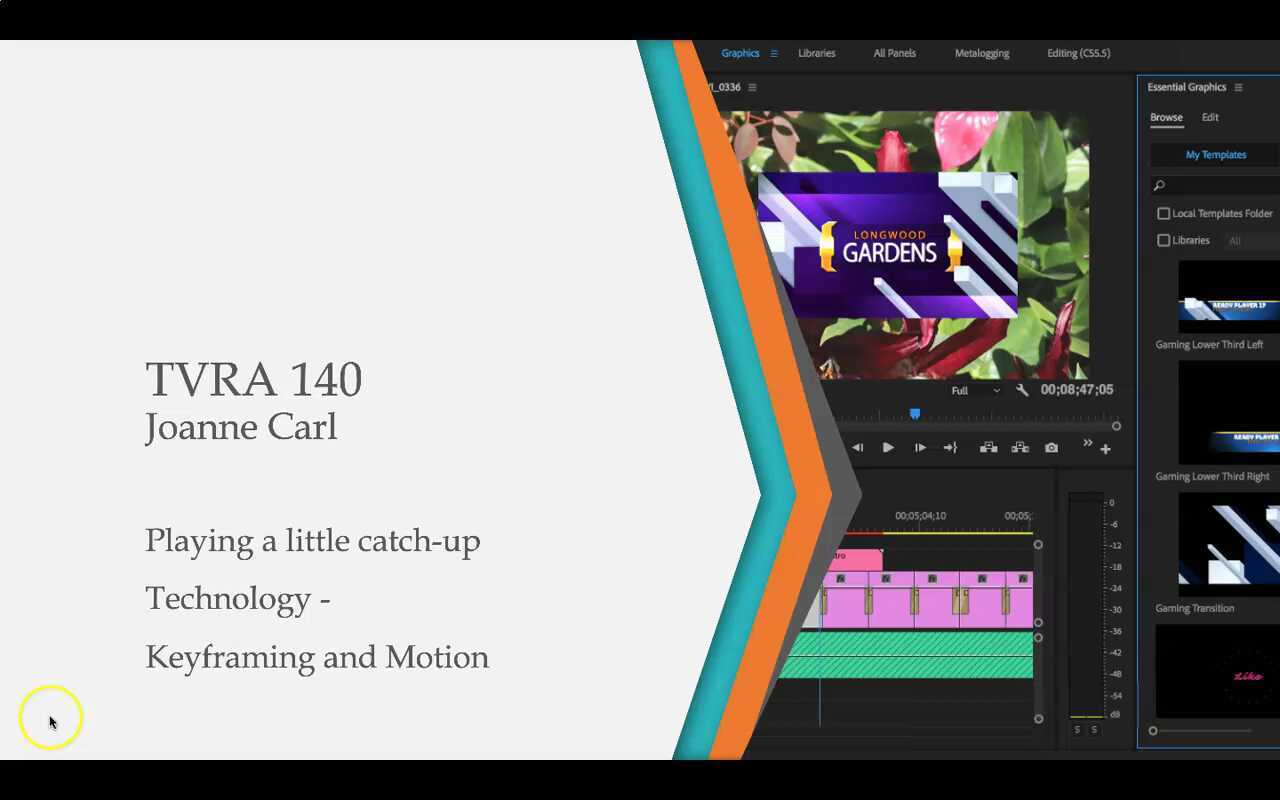 140-Project 3 and Video Specs mini-lecture