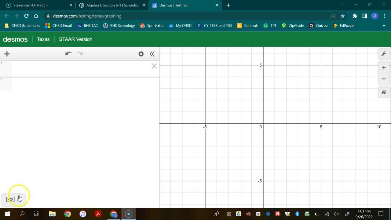 Finding Trendlines in Desmos