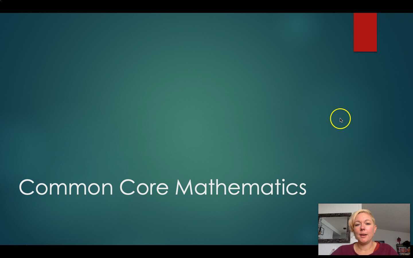 Common Core Mathematics