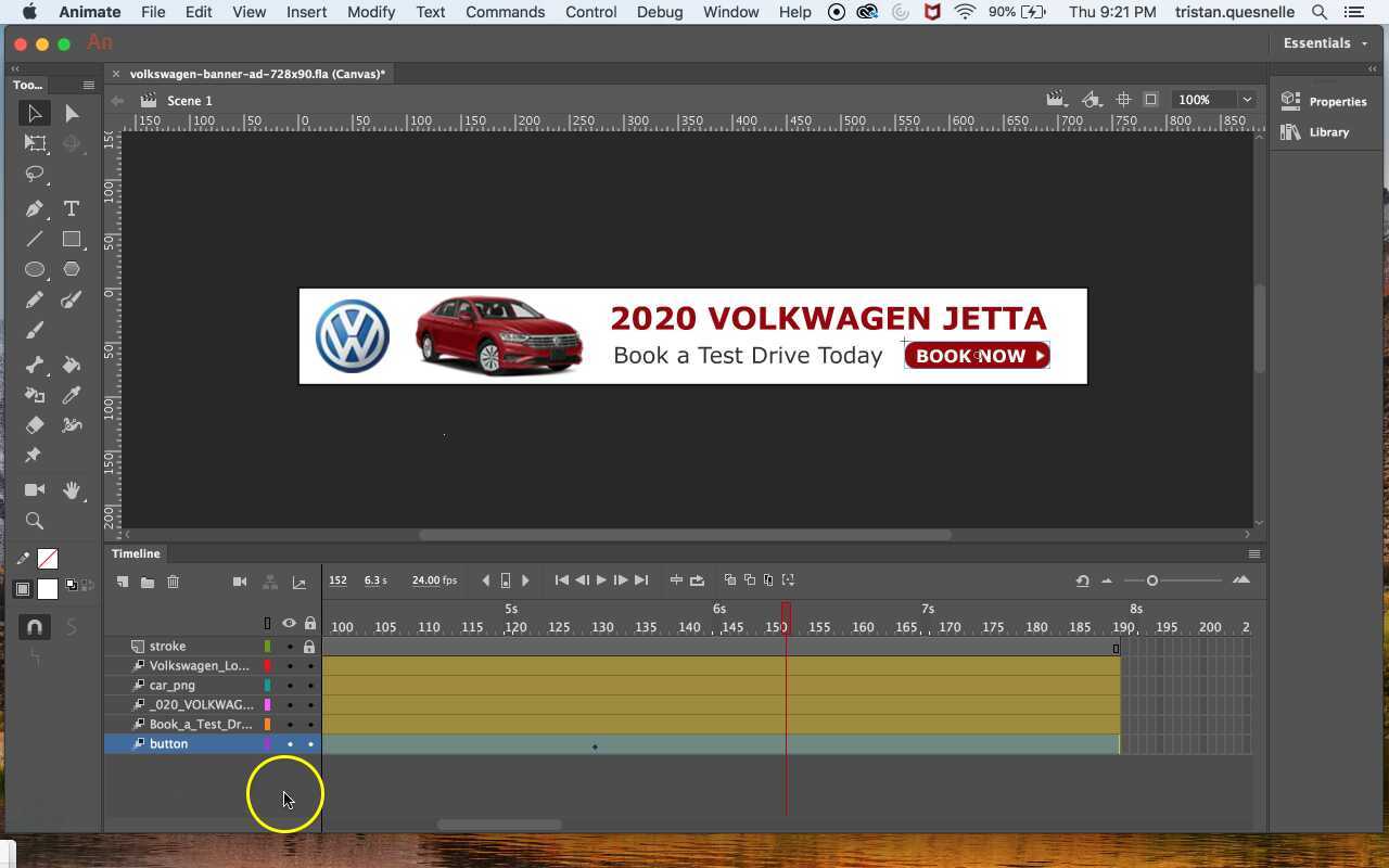 Creating an HTML5 Banner Ad in Adobe Animate - Part 3