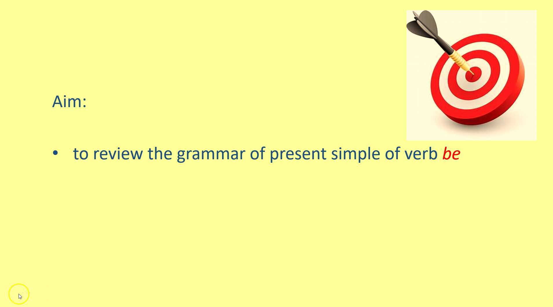 Outcomes Elementary Unit 1 present simple be