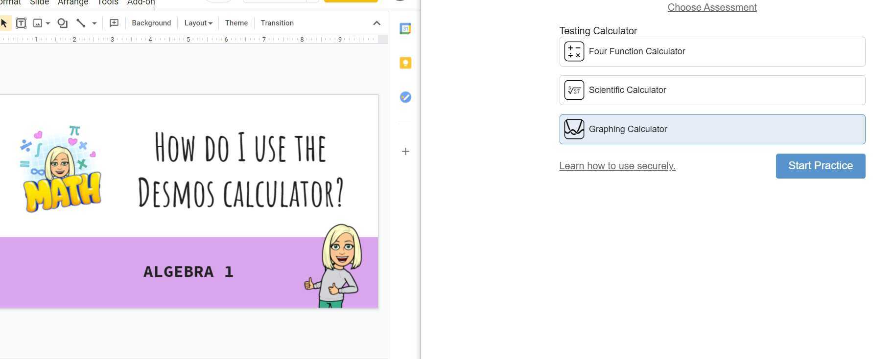 Unit 2: Writing Equations Desmos Tips