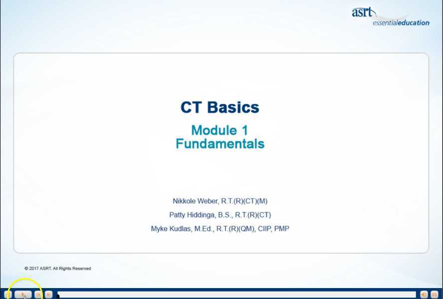 CT Module 1