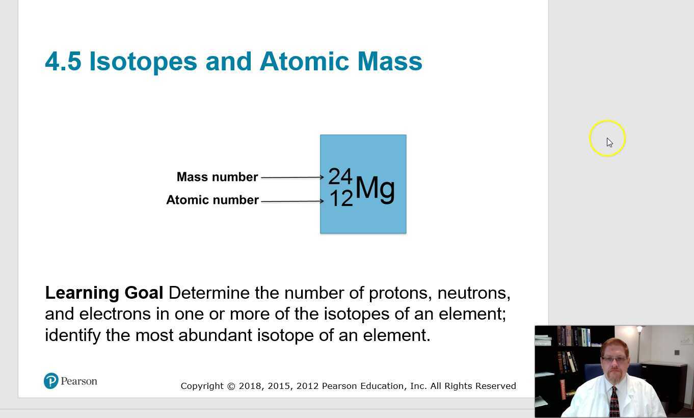 CHM-130 Ch. 4 Isotopes and Atomic Mass